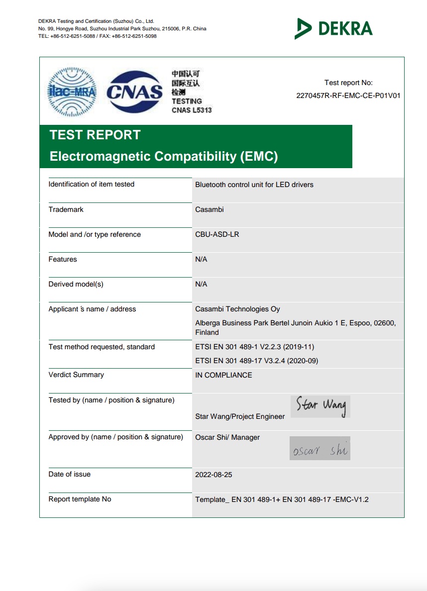 CBU-ASD-LR - Casambi
